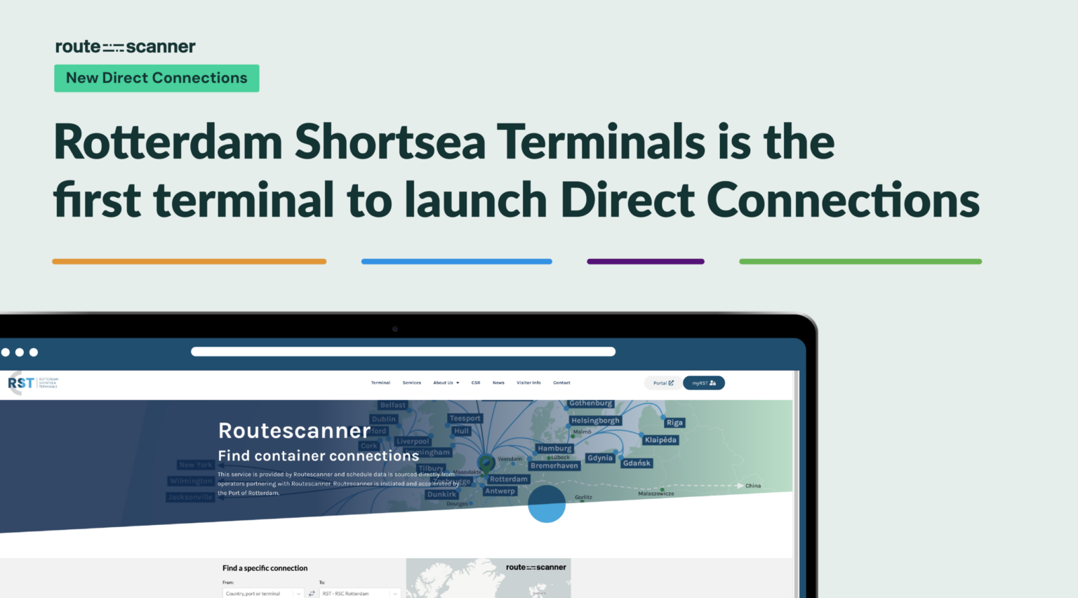 RST first terminal to launche Routescanner Direct Connections ...